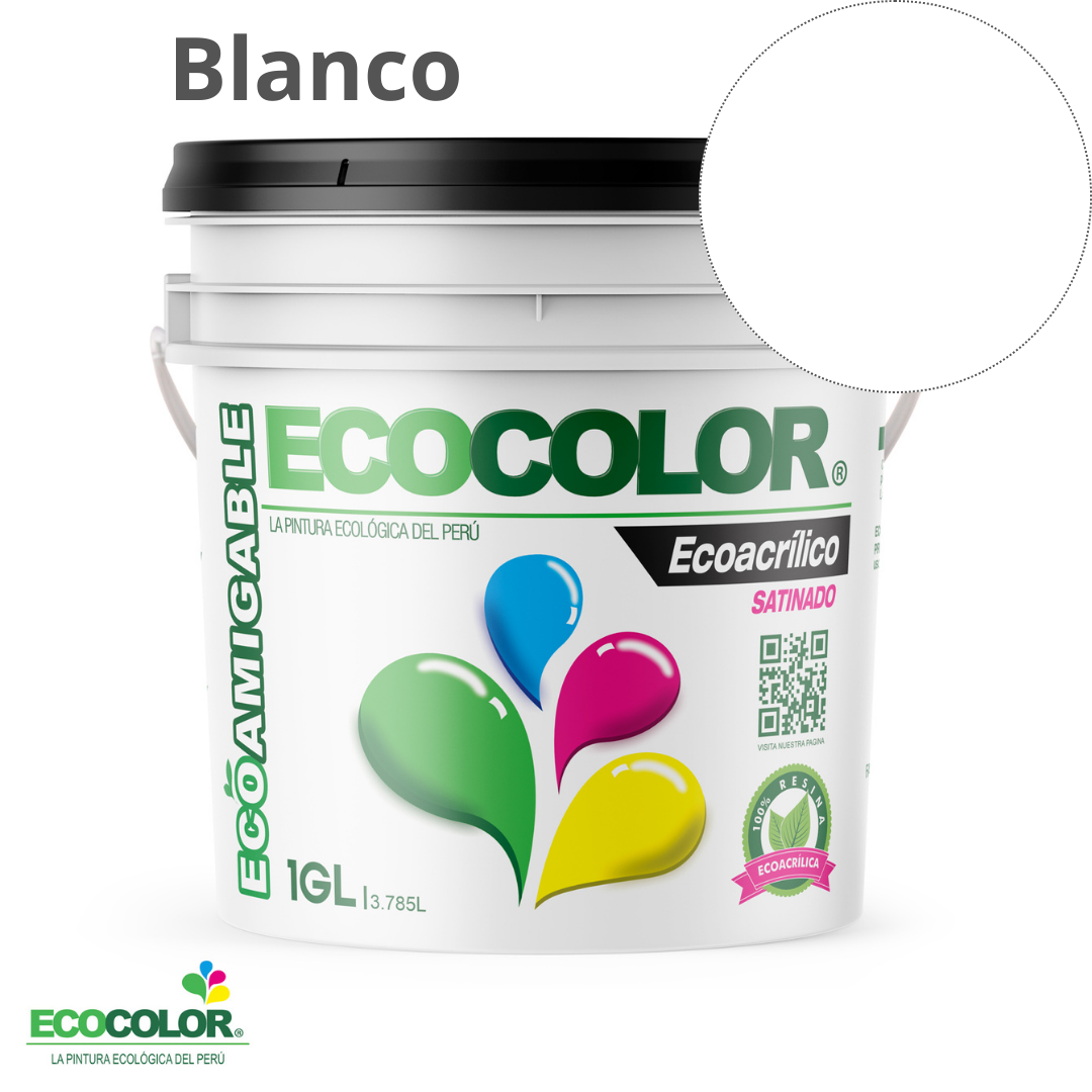 Pintura Ecológica ECO Acrílico Satinado & ECOCOLOR SHOP